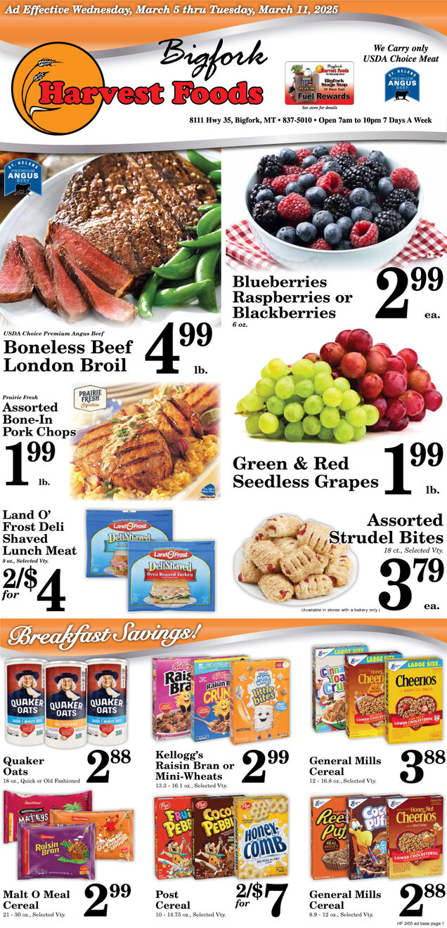 Print Weekly Specials | Harvest Foods | Bigfork Harvest Foods - 8111 ...