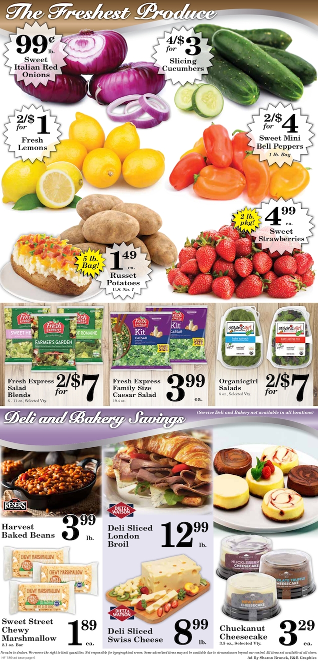 Print Weekly Specials