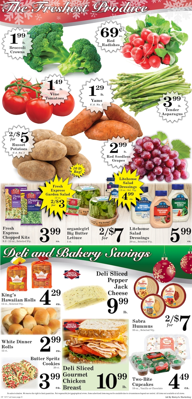 Print Weekly Specials