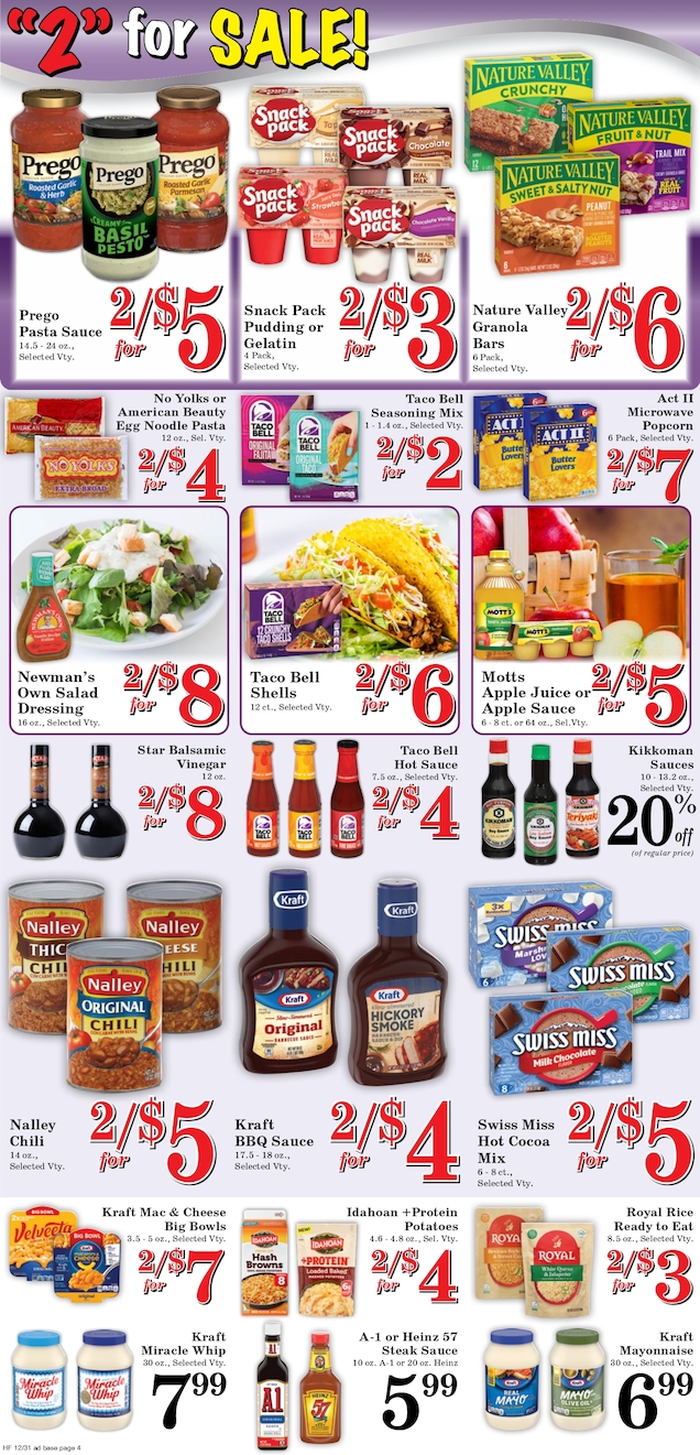 Print Weekly Specials